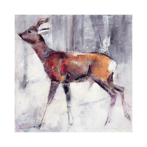 Alpen Home Buck In The Snow, 2000 by Mark Adlington - Wrapped Canvas Gallery-Wrapped Canvas ...
